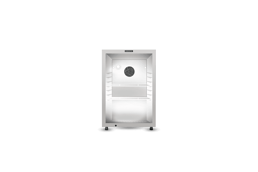 BME1200N-A 2 Glass Door Display or Storage Fridge | SKOPE