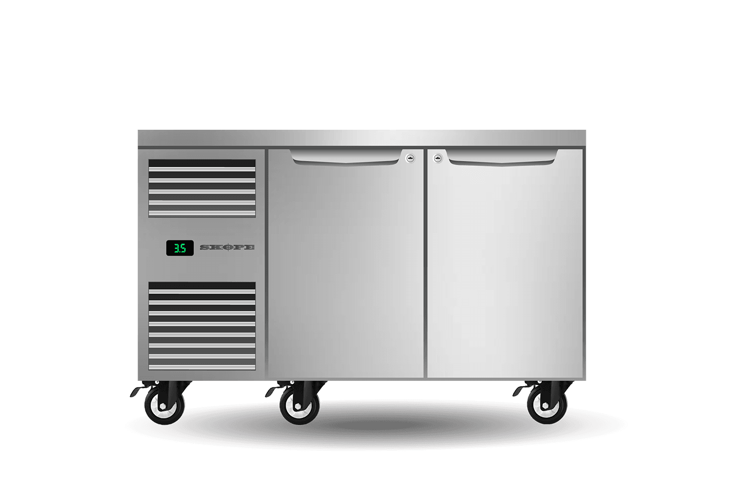 ReFlex 1 Solid Door Underbench Fridge | SKOPE